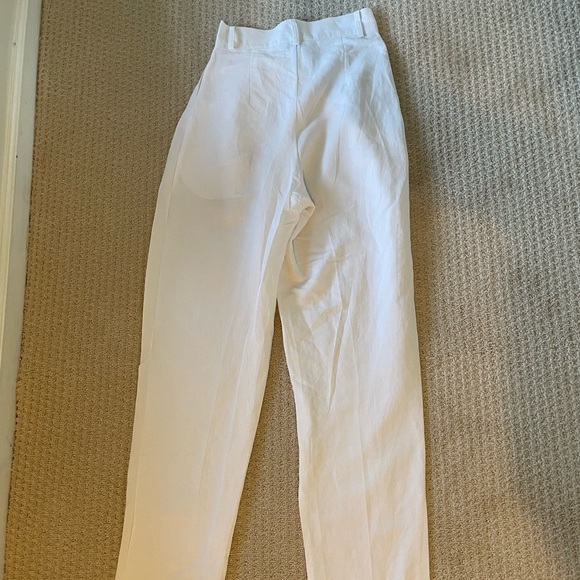 uncle studios | Pants & Jumpsuits | Uncle Studios White Linen Bloomers ...